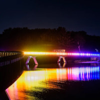 Lichtkunstfestival Alluminous 2025 v.a. vrijdag 17 oktober | Weerwater